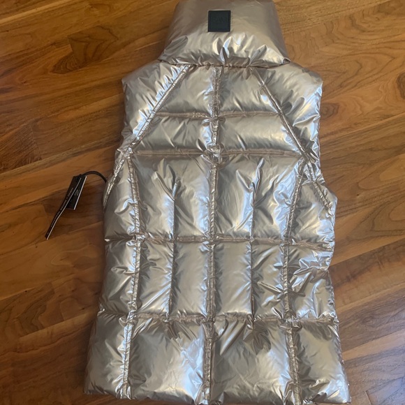 SAM. | Jackets & Coats | Sam Freedom Vest White Gold New | Poshmark